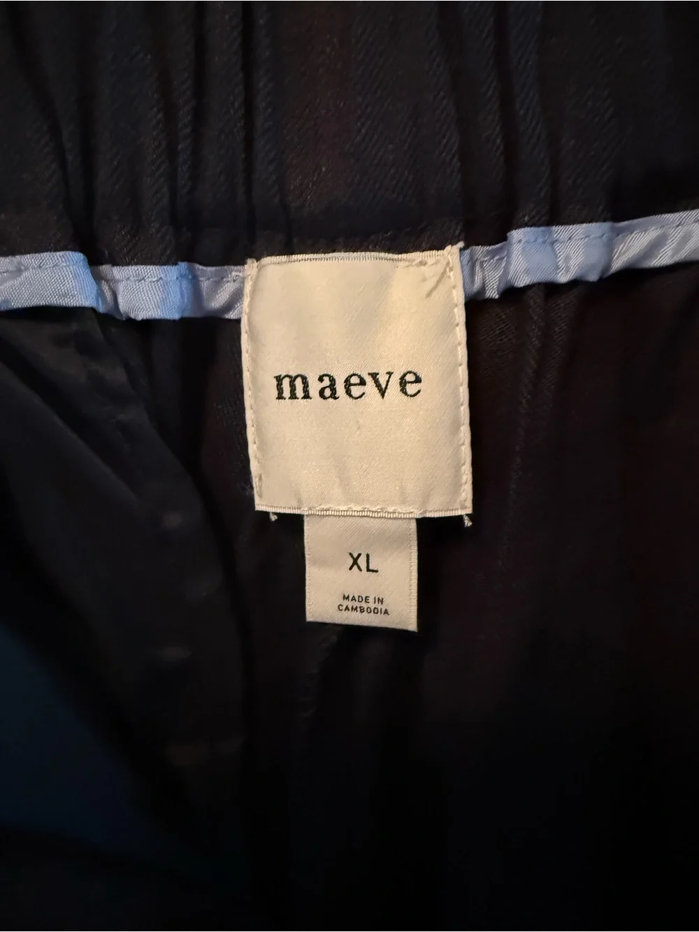 Maeve | Pants & Jumpsuits | Navy Maeve Wide Leg High Waisted Pants ...
